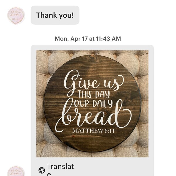 As for Me and My House Joshua 24:15 Round Sign, Bible Verse Round Sign ...