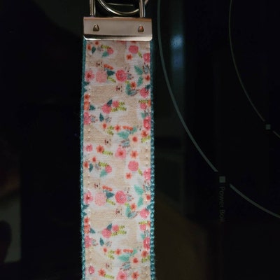 Madras Belt With D-rings Navy and Pink Colorful Patchwork Fabric Preppy ...