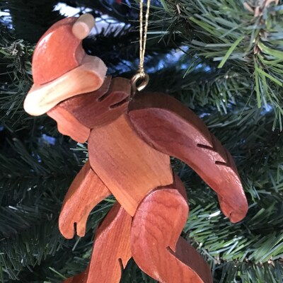 BIGFOOT SANTA ORNAMENT . Do You Believe in Sasquatch A Fun - Etsy