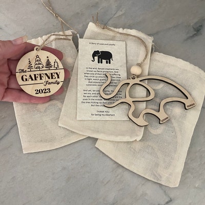 The Circle A Story of Love and Loyalty Elephant Ornament Gift ...