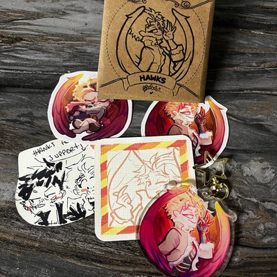 Hawks Keychain Hero Charm - Etsy