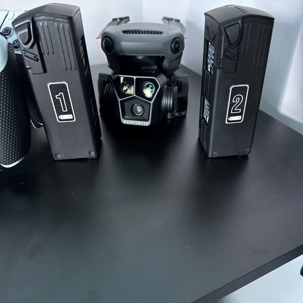 Number Stickers for Batteries drone Battery Labels/decals set of 4 ...