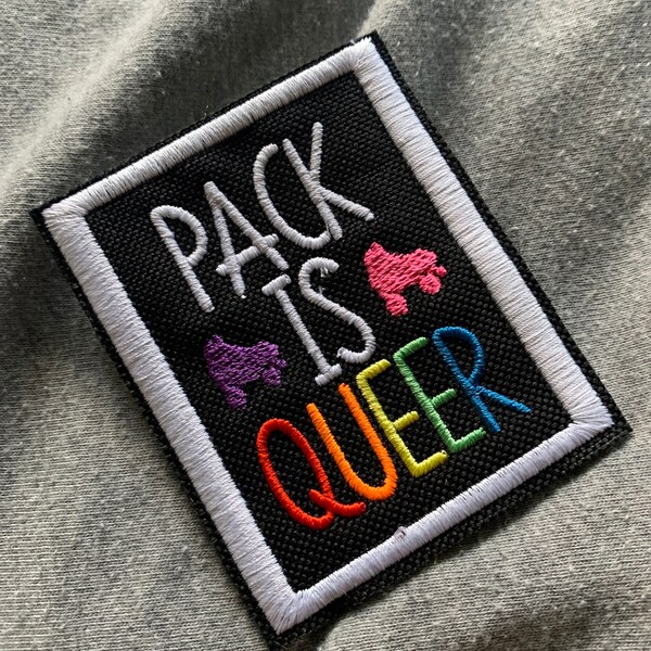 Pack is Queer Patch, Roller Derby Patch, Roller Derby Charm, LBGTQ Patch, Pride Patch, Pride ...