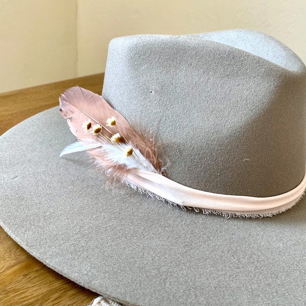 Custom Hat Band Feathers. Hat Band Accessory. Custom Feather for Your ...