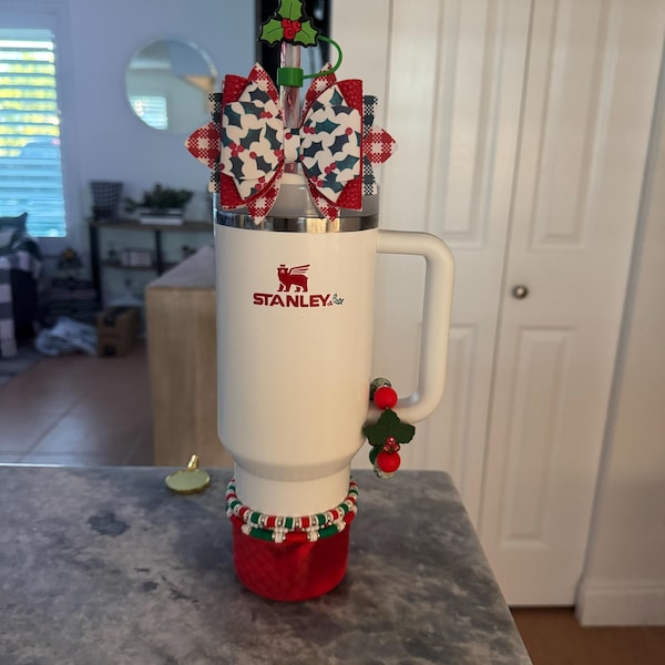 Christmas Stanley Bracelet Stack, Boot Topper, Holiday Tumbler ...