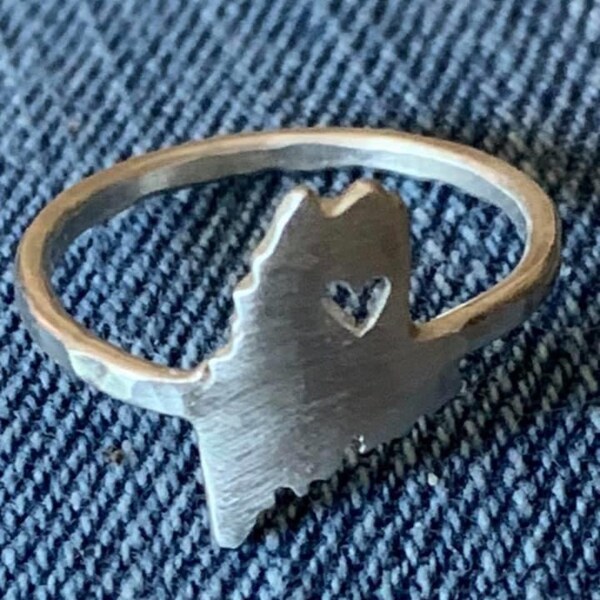 Any State Love Ring - the Original - Personalized State Ring - Etsy