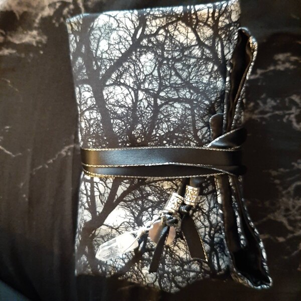 MINI Altar Cloth Moon, Tarot Cloth, Traveling Altar Cloth, Portable ...