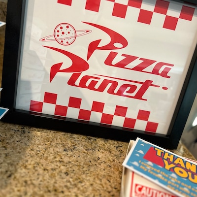 Pizza Planet Sign for Birthday Party Digital Download Kit Three Pizza ...