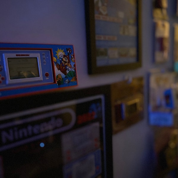Super Mario Game & Watch Shelf MEGA – Wall Mount/desk Stand - Etsy