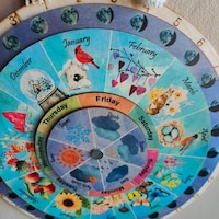 Personalized Wooden Daily Routine Chart, Visual Schedule, Kids Chore ...