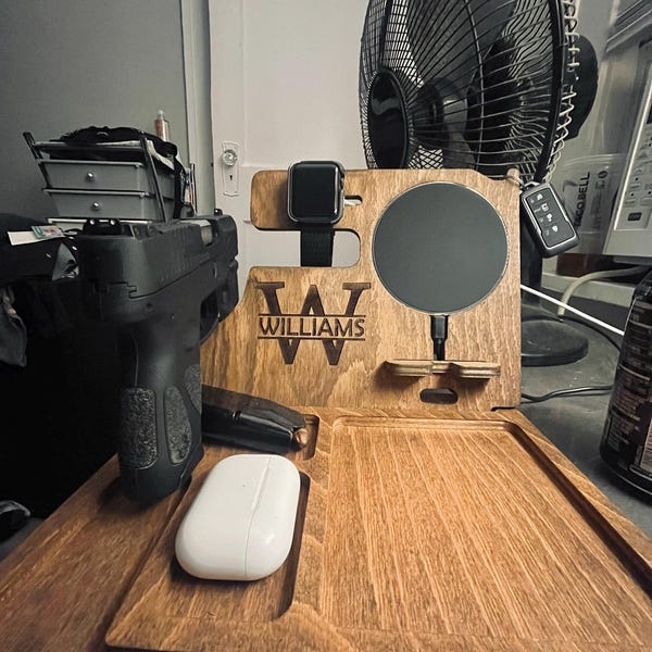 Wooden Headphones and Controller Stand, Personalized Gift, Headset ...