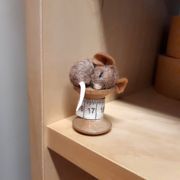 Miniature Mouse Picture, Garden Shed Diorama Cute, Gift for Her ...