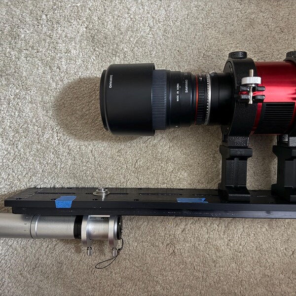 Astrodymium Ring System With ZWO EAF Bracket & ASIAIR Mount for Rokinon ...