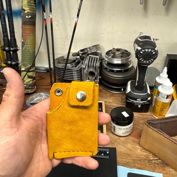 DIY Leather Wallet Pdf- Svg - Dxf- Pattern: Downloadable Minimalist ...