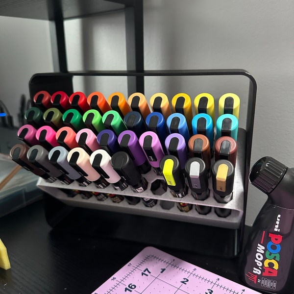Marker Organizer for POSCA Paint Pens • 1M, 3M, 5M • Personalized Paint ...