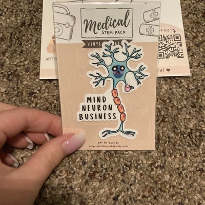 Medical Pun Stickers Science, Medicine, Pre-med, Anatomy Water Bottles ...