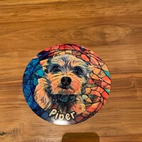 Cavalier King Charles Spaniel Puppy Ceramic Tile Art Wall Tile ...