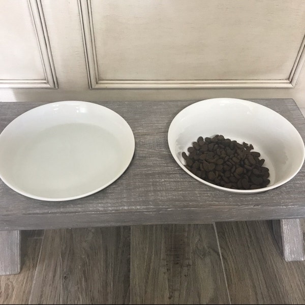 Dog Bowl, Dog Bowl Stand, Raised Dog Bowl Feeder, Farm Table, Raised ...