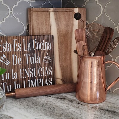 Esta Es La Cocina De Tula/spanish Kitchen Sign/spanish Home Decor ...