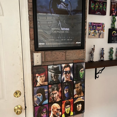 Retro Mortal Kombat II Arcade Character Select Screen Posters 12 5x7 ...