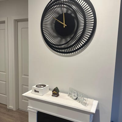 Unique Design Metal Wall Clock, Round Wall Clock, Triple Circle Metal ...