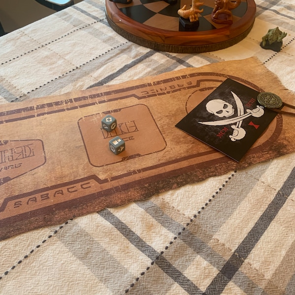 Sabacc Play Mat From Galactic Starcruiser Halcyon's Sublight Lounge ...