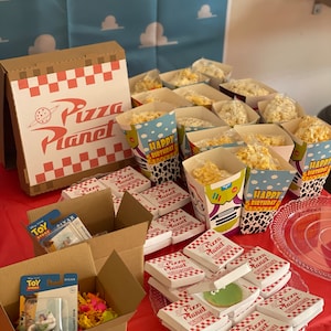 Pizza Planet Sign for Birthday Party Digital Download Kit Three Pizza ...