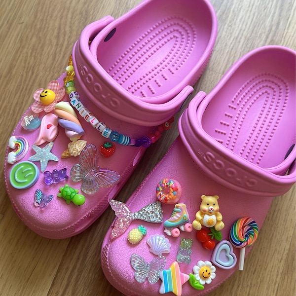 Fun Funky Shoe Charms/boba/bubble Tea Milk Tea/dice/milkshake - Etsy