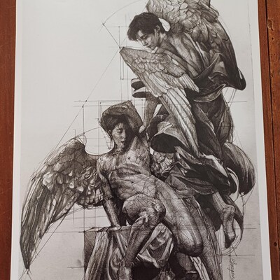 Human Angel Art Print - Etsy