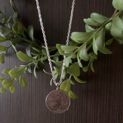Cook Islands Bird Coin Necklace Cooks Islands Coin in a Pendant Tray - Etsy