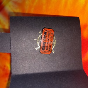 Science Fiction Double Feature Ticket Soft Enamel Pin Red - Etsy