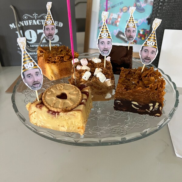 Printable Photo Cupcake Toppers Portrait Cupcake Toppers ANY Age 30th ...