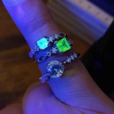 1pcs 6-8MM Luxury Round Gems Cz Stone Prong Setting Solid 925 Sterling ...