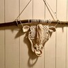 DIY Macrame Cow, Macrame Tutorial, Macrame Pattern, Macrame Highland ...