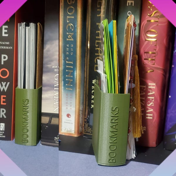 Book Shaped Bookmark Holder - Gifts for Readers - Bookshelf Decor ...
