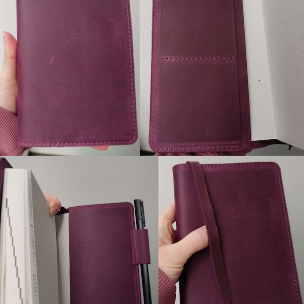 Hobonichi Weeks Cover Leather Cover for Bible, Personalized Notebook ...