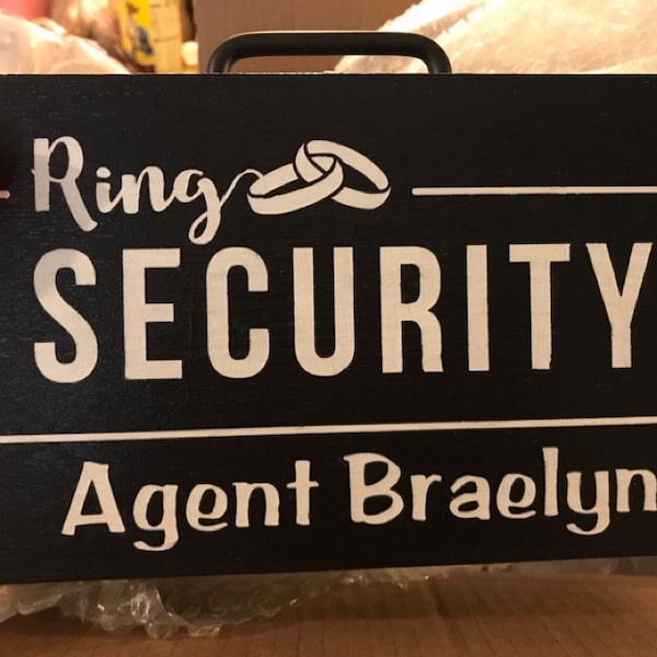 Ring Security Ring Bearer Case - Etsy