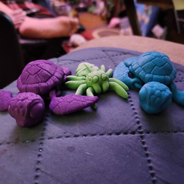 Articulated Fidget Sea Turtle - 2 Pack - Etsy