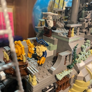 3 D Printed Custom Pirates Davy Jones & Maccus Hammerhead Minifigures ...