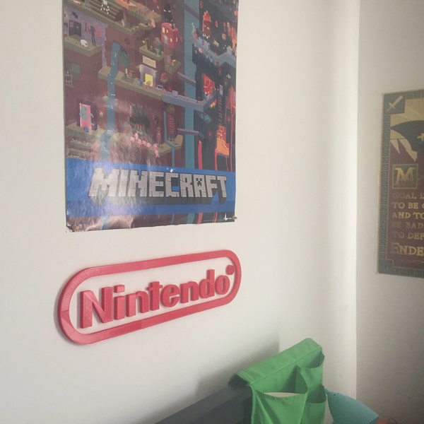 2ft or 4ft HUGE Nintendo Nintendo Switch Video Game Logo Sign (man Cave ...