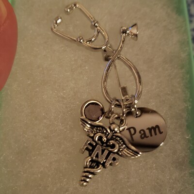 FNP Family Nurse Practitioner Pin, Personalized FNP Family Nurse ...