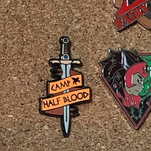 Enamel Pin Percy Jackson Inspired - Etsy
