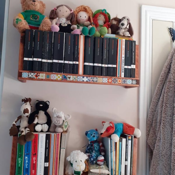 Custom Wall-mounted Book Rack - You Choose Length and Colour - Etsy