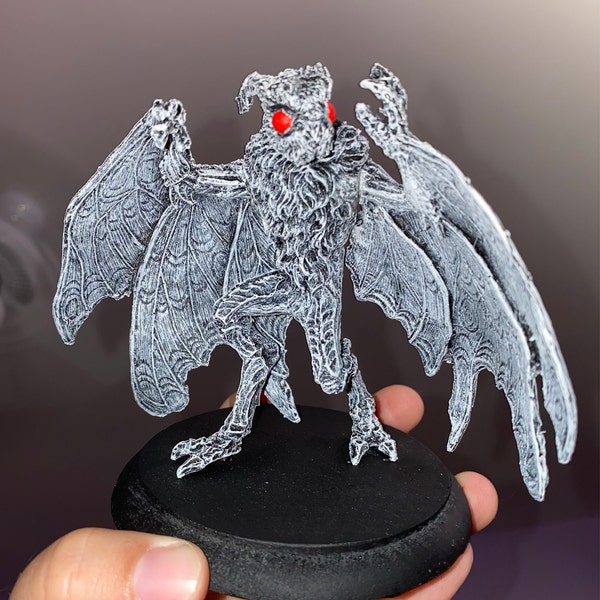 Mothman Statue, Half Scale Resin Sculpture Cryptozoology Creature ...