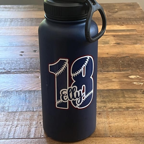 Personalized Cheer Decals * Cheer Decal * Cheer Sticker * Cheer Water ...