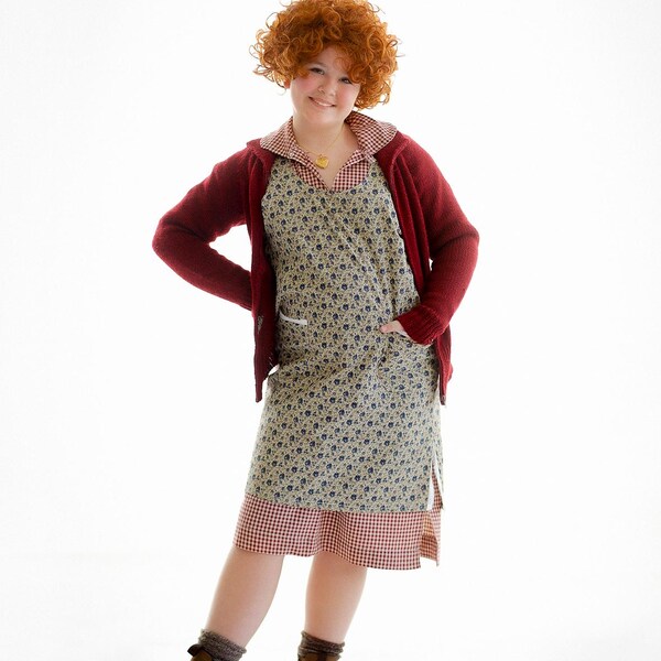 Annie the Musical Costumes: Lily, Rooster, Annie's Red Dress - Etsy