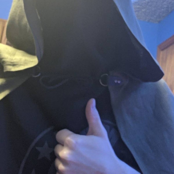 Medieval Hooded Cloak, Ranger, Linen Choose Your Color - /P/ (LB) - Etsy