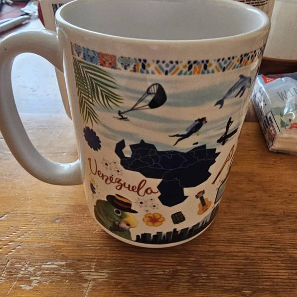 Chile Coffee Mug: Chilean Heritage Travel Souvenir - Etsy