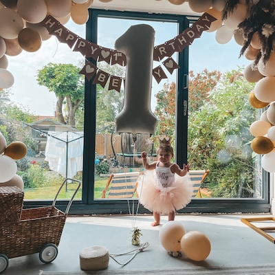 First Birthday Party Decoration One Today Banner Bunting - Etsy