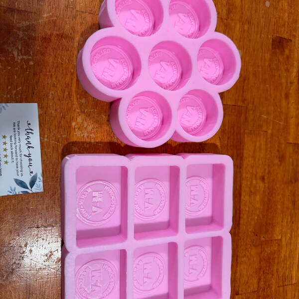 Custom Soap Mold Your Logo or Text (2'' Round Soap Mold) Personalized ...